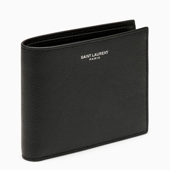 Saint Laurent | Accessories | Saint Laurent Black Leather Bifold Wallet ...